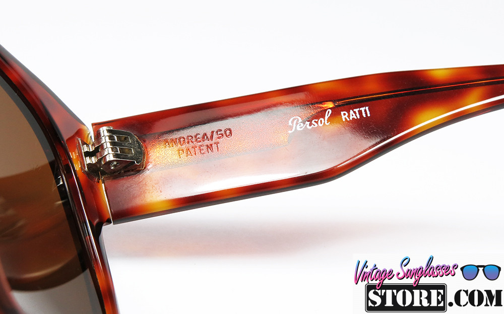 Persol RATTI ANDREA/50 col. 32 Spotted Dark Tortoise-Gold sunglasses