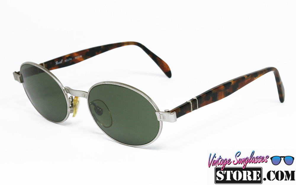 Persol RATTI SOUTH col. CA Matt Silver-CAMO Tortoise oval sunglasses
