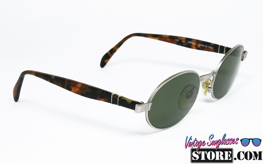 Persol RATTI SOUTH col. CA Matt Silver-CAMO Tortoise oval sunglasses