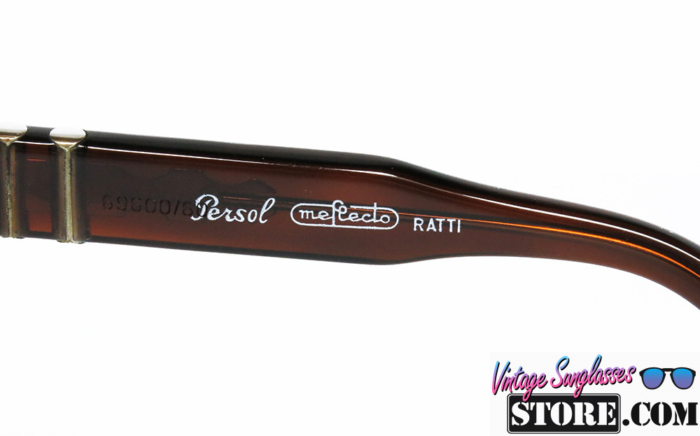 Persol RATTI 69600-60 col. 94 Tortoise-Gold wrap sunglasses