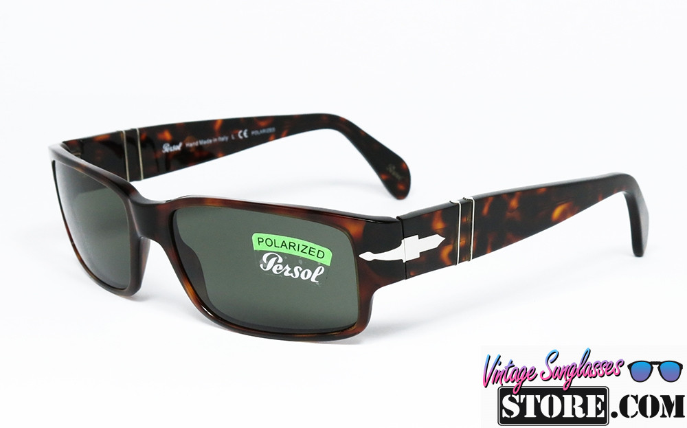 Persol 2832-S 24-58 POLARIZED Spotted Tortoise Silver sunglasses