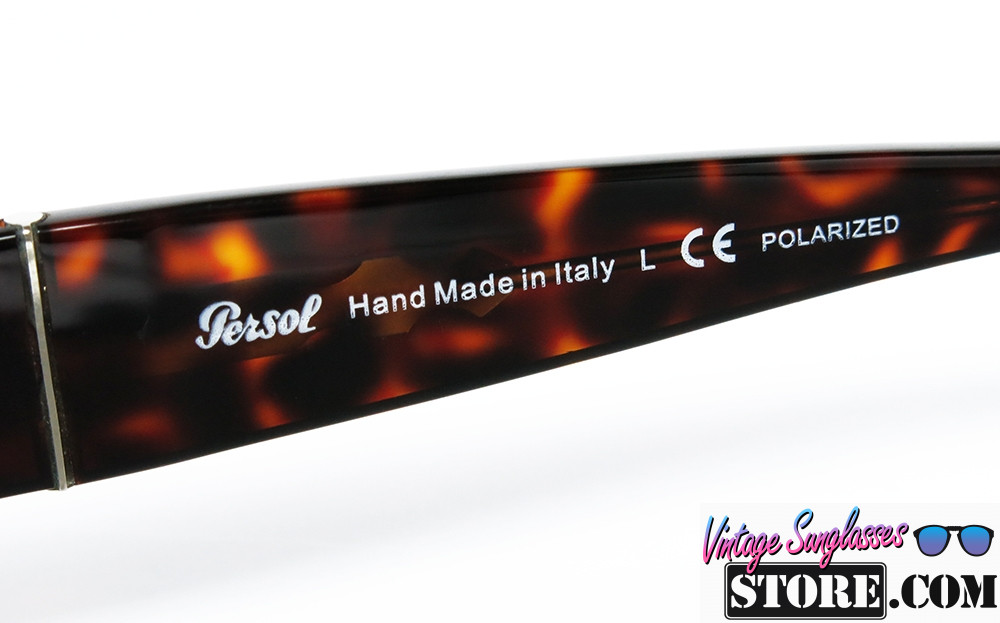 Persol 2832-S 24-58 POLARIZED Spotted Tortoise Silver sunglasses