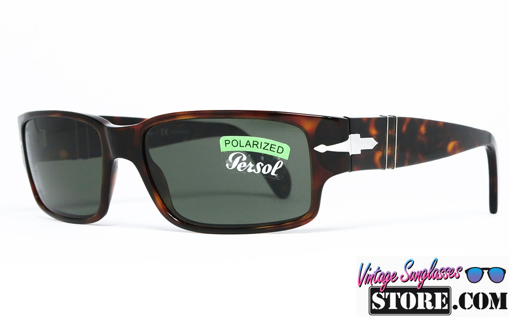 Persol 2832-S 24-58 POLARIZED Spotted Tortoise Silver sunglasses