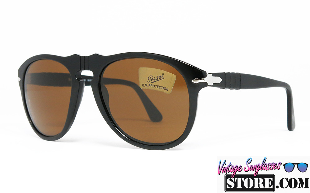 Persol RATTI 649-3 col. 95/31 TEMPERED Black-Silver sunglasses