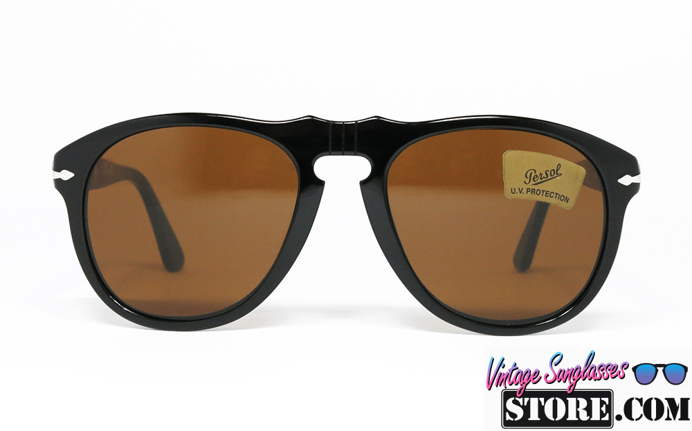 Persol RATTI 649-3 col. 95/31 TEMPERED Black-Silver sunglasses