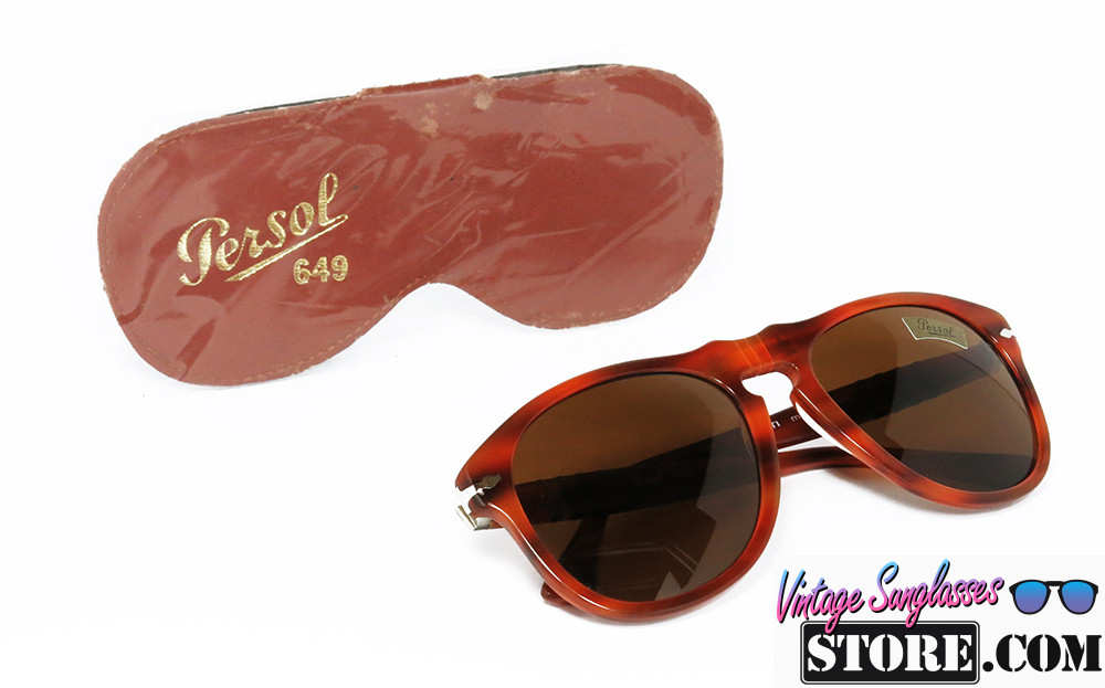 Persol RATTI 649-4 97 Tortoise-Silver aviator sunglasses