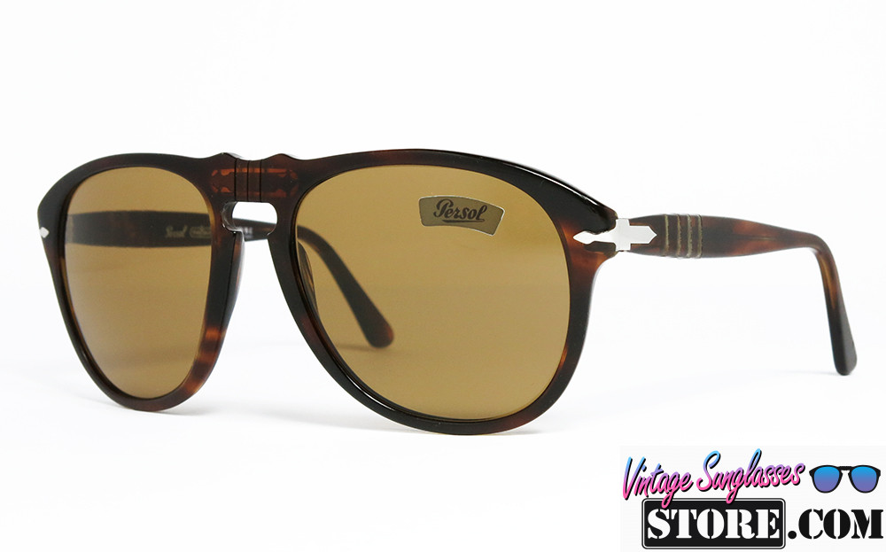 Persol RATTI 649-5E 44 Dark Tortoise-Silver sunglasses