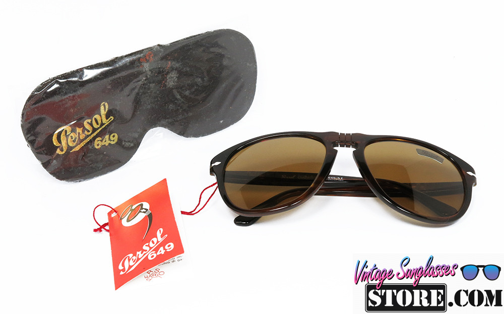 Persol RATTI 649-5E 44 Dark Tortoise-Silver sunglasses