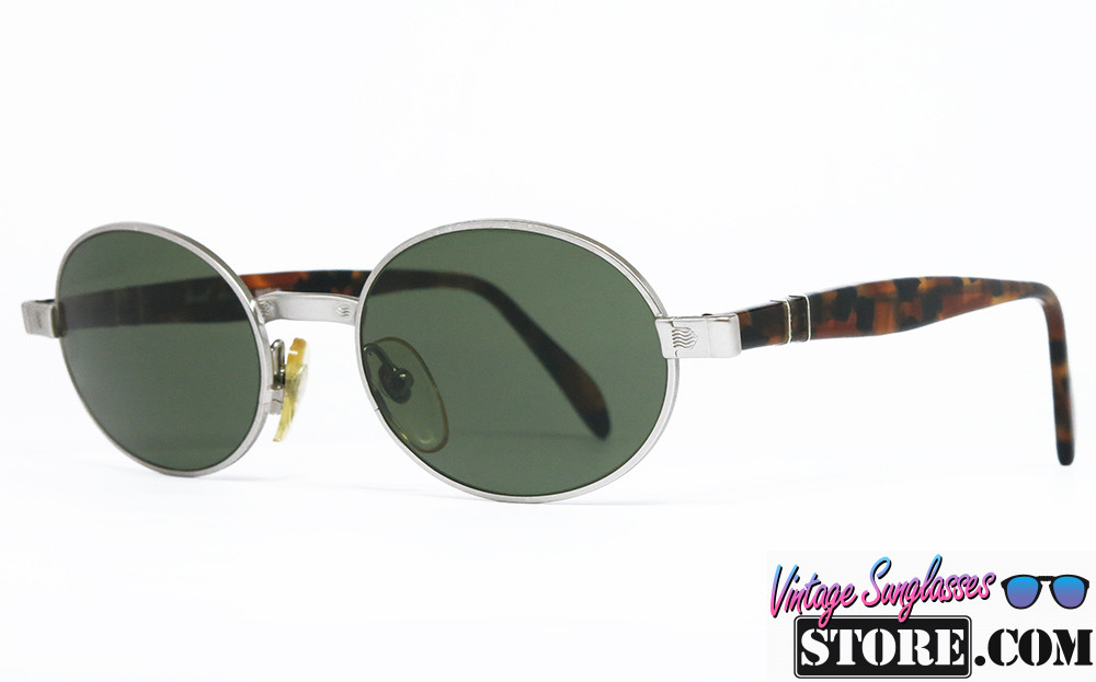 Persol RATTI SOUTH col. CA Matt Silver-CAMO Tortoise oval sunglasses